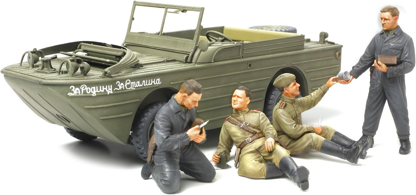 Tamiya - Russian Tank Div Recon - Team w/ Amph 1/4 : Amazon.co.uk: Toys ...