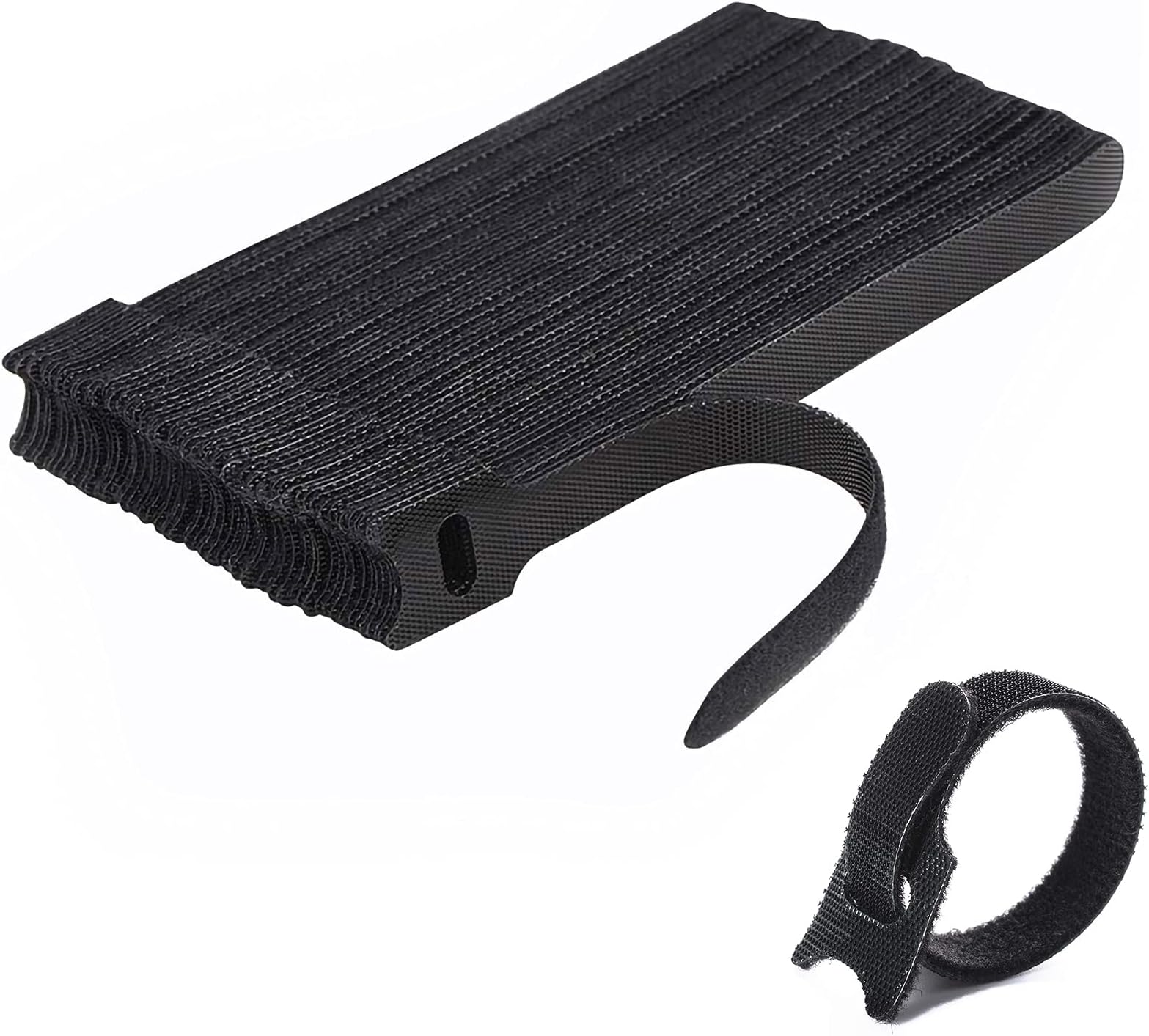 JeoPoom Attache Cable[50 Pcs], Sangles Sangles Câble, Réutilisables ...