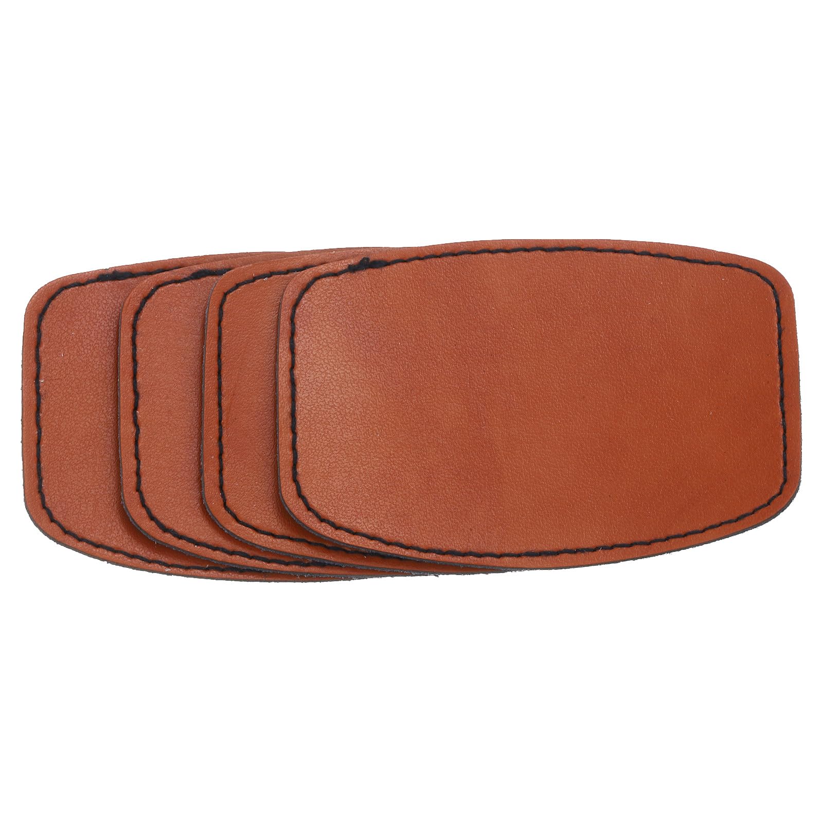 Amazon.com: PATIKIL 3" x 2" PU Leather Hat Patches with Adhesive, 20 ...