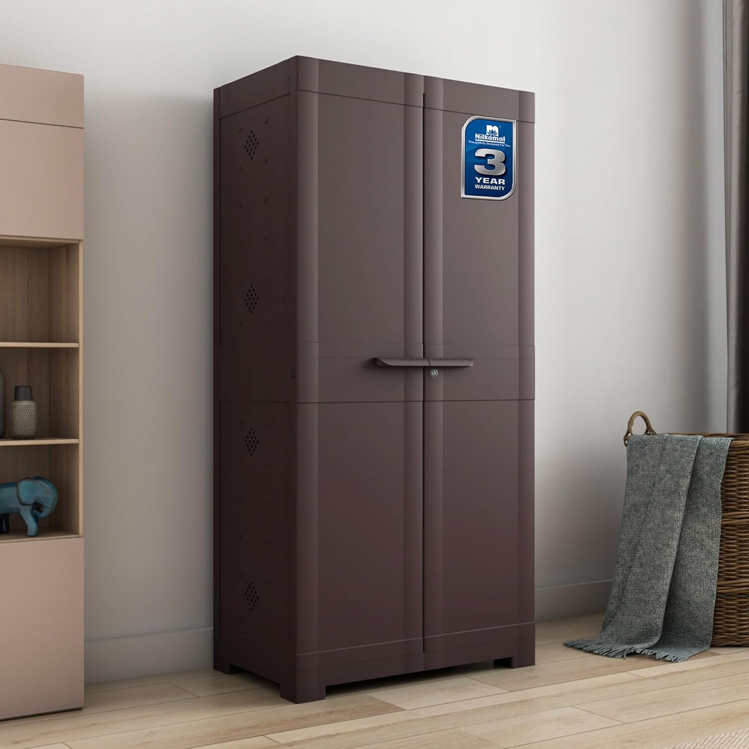 Nilkamal Freedom Large 18 (FMSC18) Shoe Rack Plastic Cabinet with ...