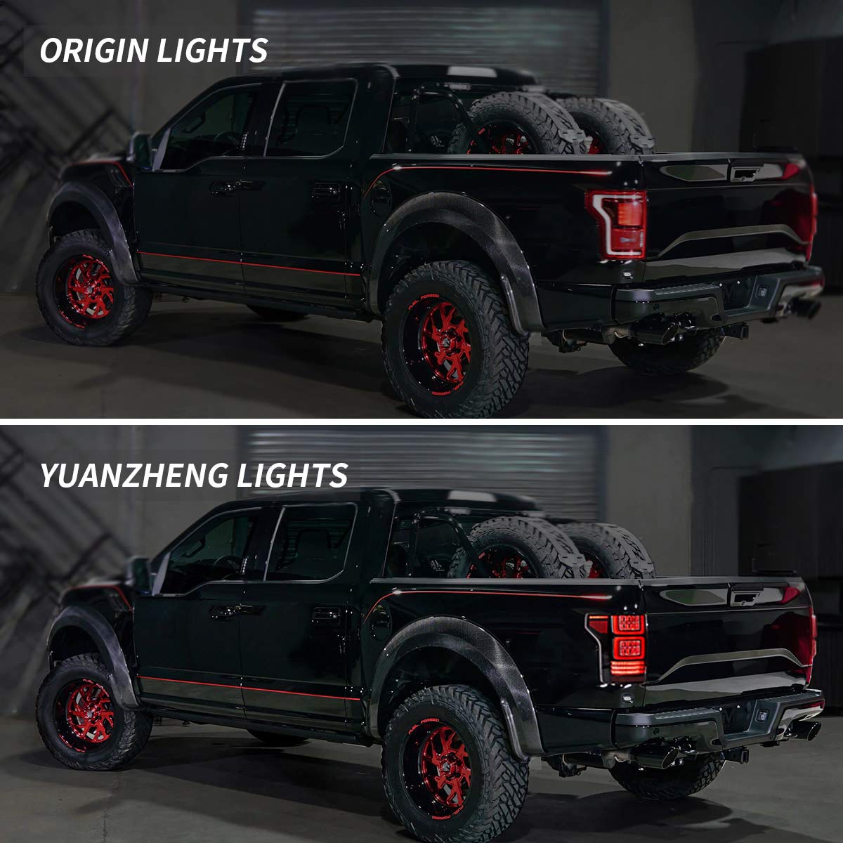Buy VLAND LED Tail Lights Compatible with [Ford F150 Pickup 2015-2020 ...