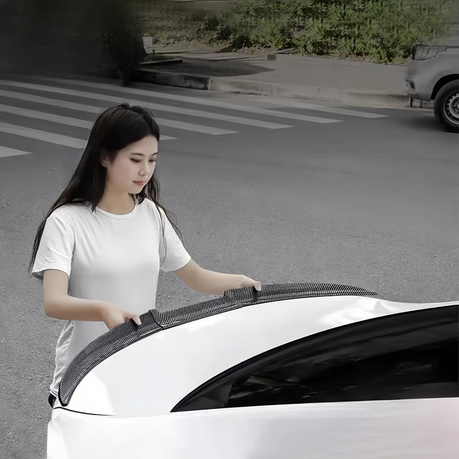 Amazon.com: Blilo Car Trunk Spoiler Lip Kit, Universal 4.9ft Automotive ...