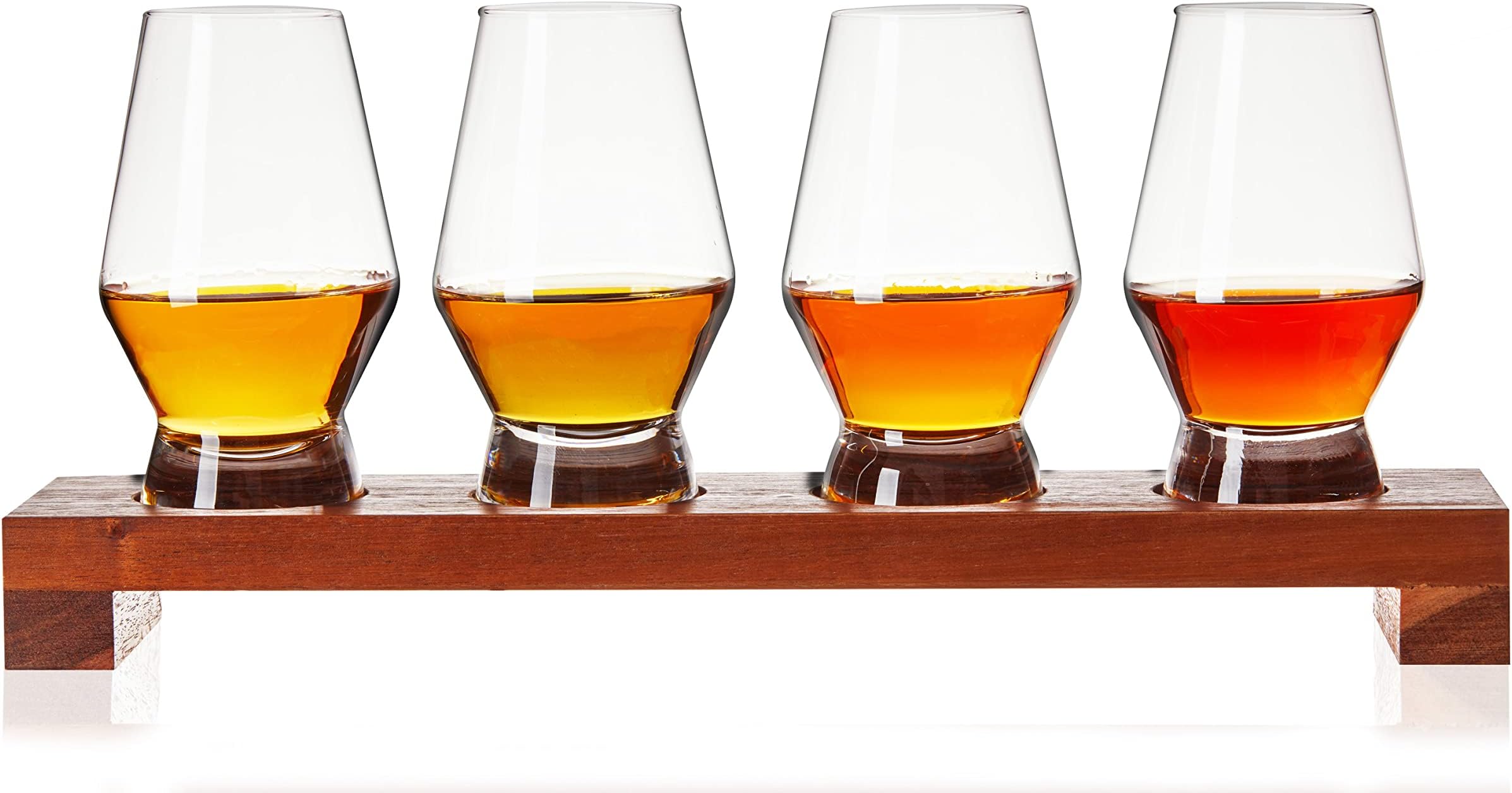 Amazon.com | The Wee Glencairn Whiskey Flight Stave - Crystal Bourbon ...
