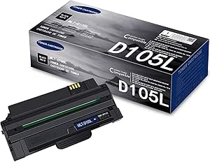 Amazon.com: [1-Pack, Black] MLT-D105L D105L Toner Cartridge Compatible Replacement for Samsung ...