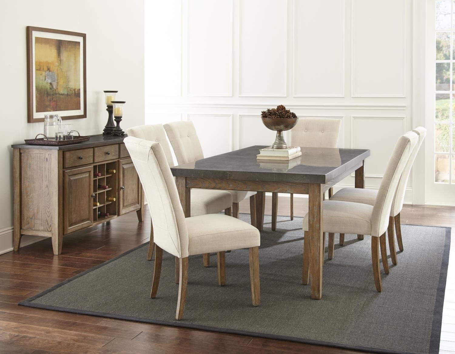Amazon.com: Steve Silver Debby 7 Piece Dining Set DB500MT7PC : Home ...