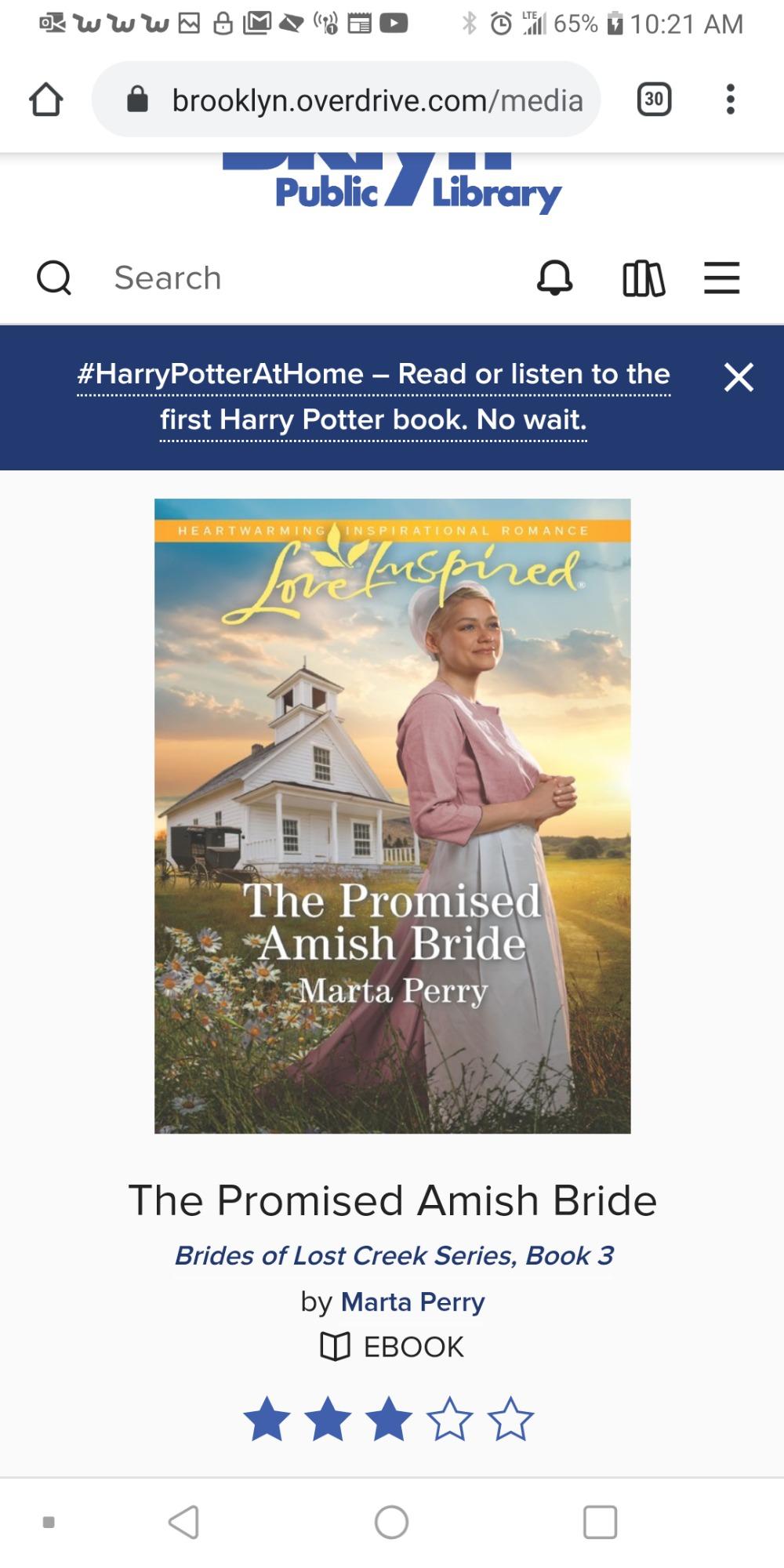 The Promised Amish Bride (Brides of Lost Creek, 3): Perry, Marta ...