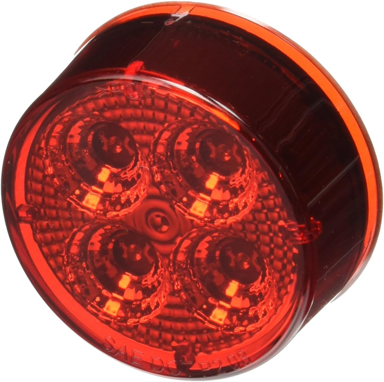 Amazon.com: RoadPro RP1010RDL Red 2.5" Round Diamond Lens Sealed LED ...