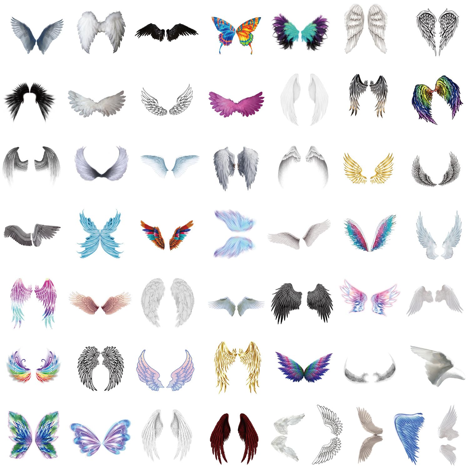 Cartoon Angle Wings