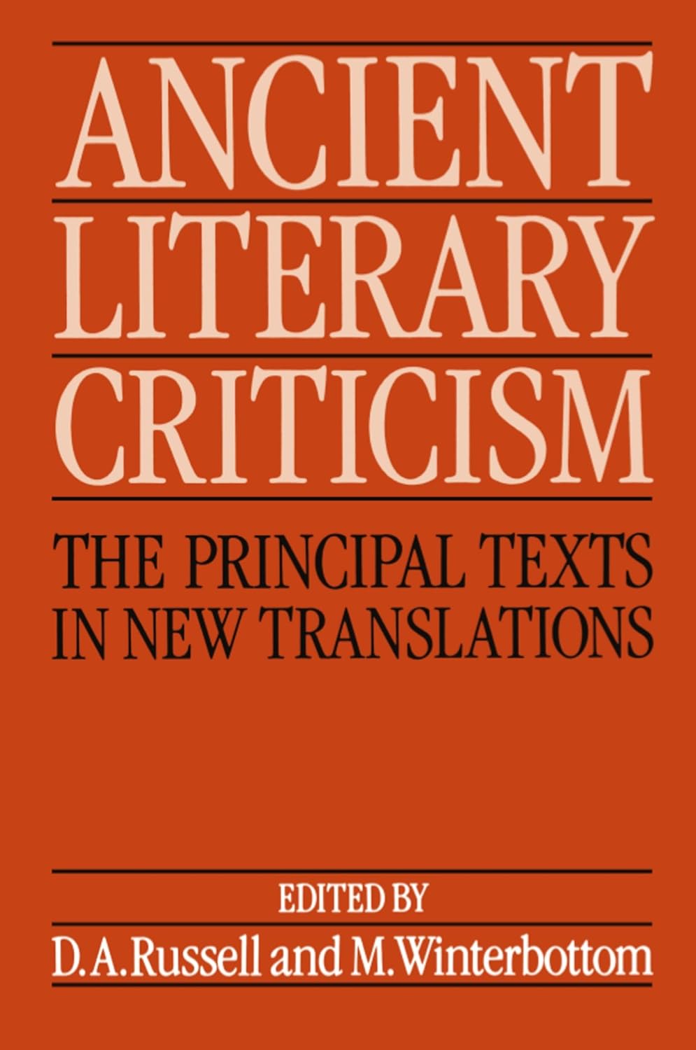 Amazon.com: Ancient Literary Criticism: The Principal Texts in New ...