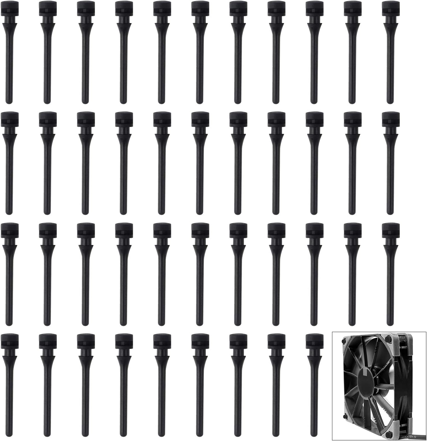 Noctua NA-SAV4 Silicone Anti-Vibration Silentblocs jusqu’à 4 ...