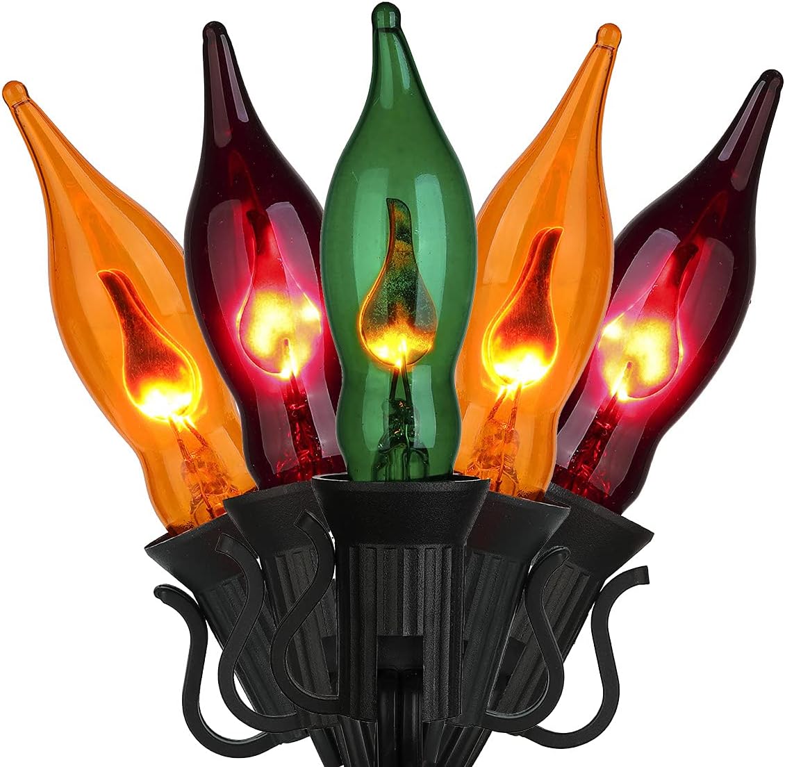 Amazon.com: HAYATA Halloween E12/C7 Candle String Lights - 10ft 10 ...