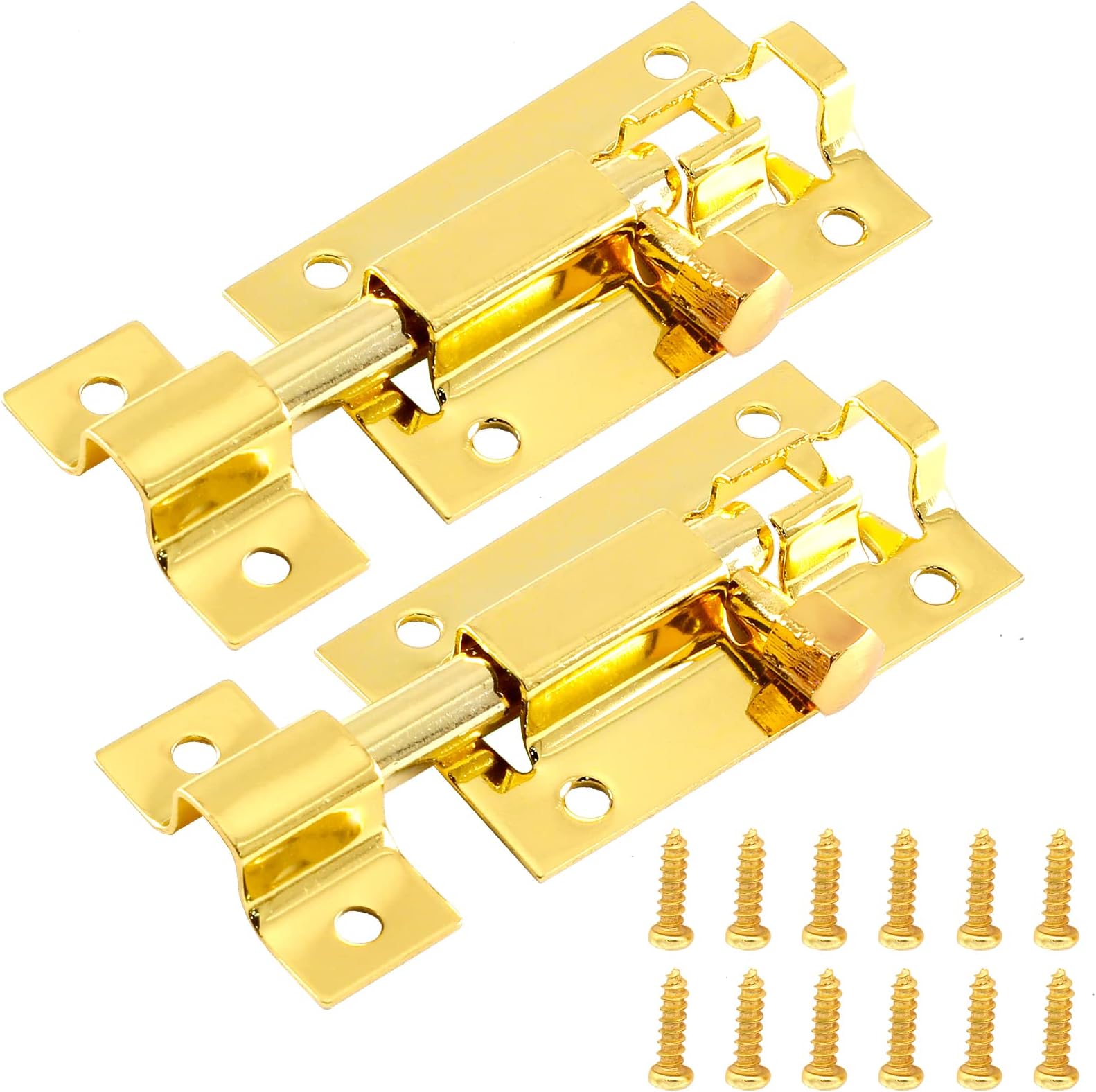 Zorfeter 2 Inch Barrel Bolt Latch, Stainless Steel Slide Door Latch ...