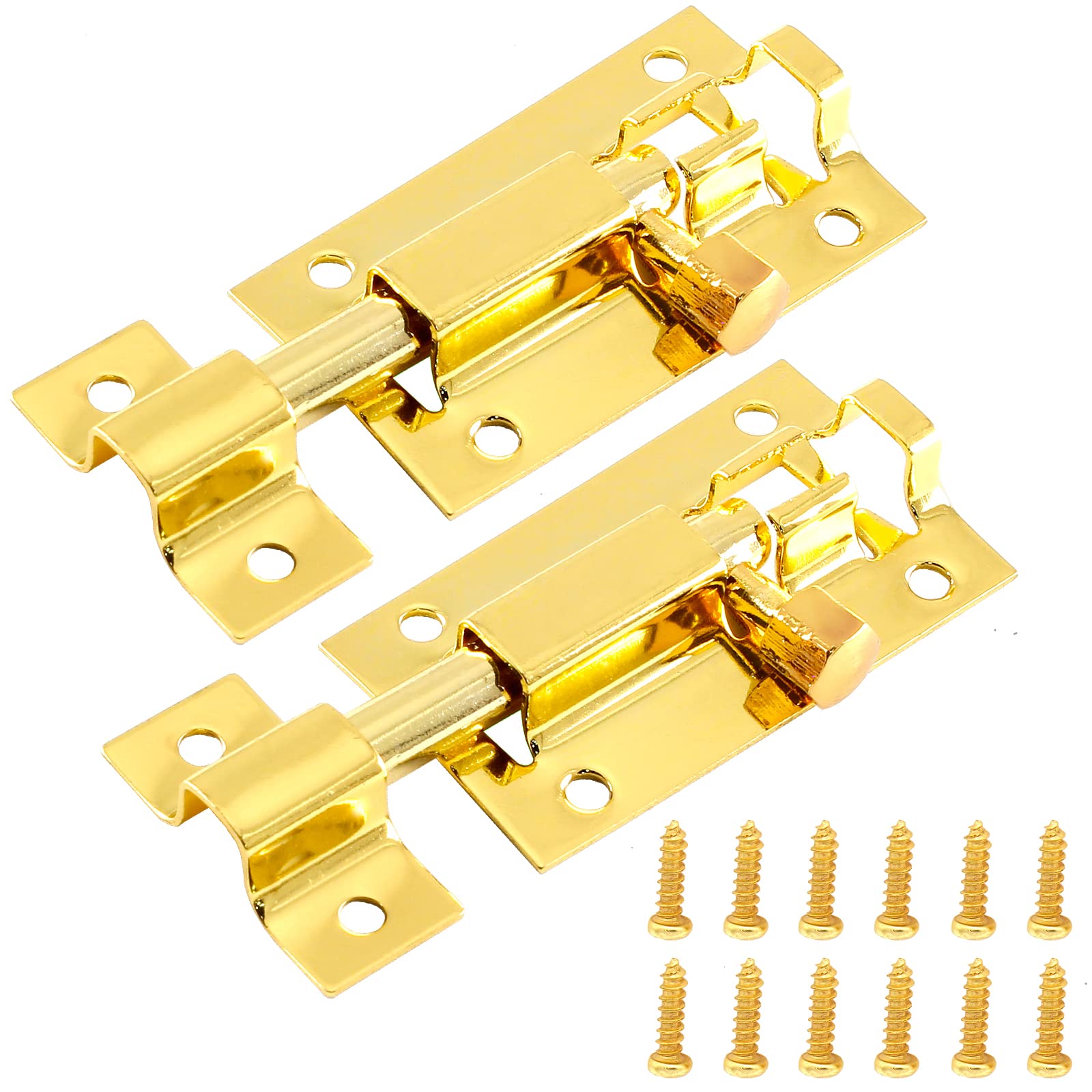 Zorfeter 2 Inch Barrel Bolt Latch, Stainless Steel Slide Door Latch ...