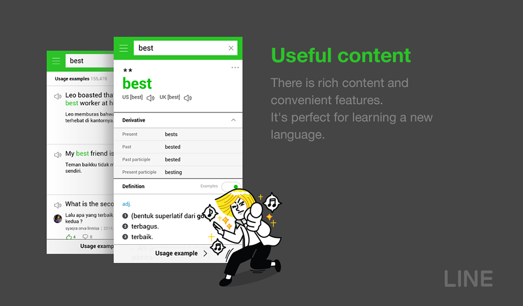LINE Kamus Inggris (Offline)-Amazonアプリストアのアプリ