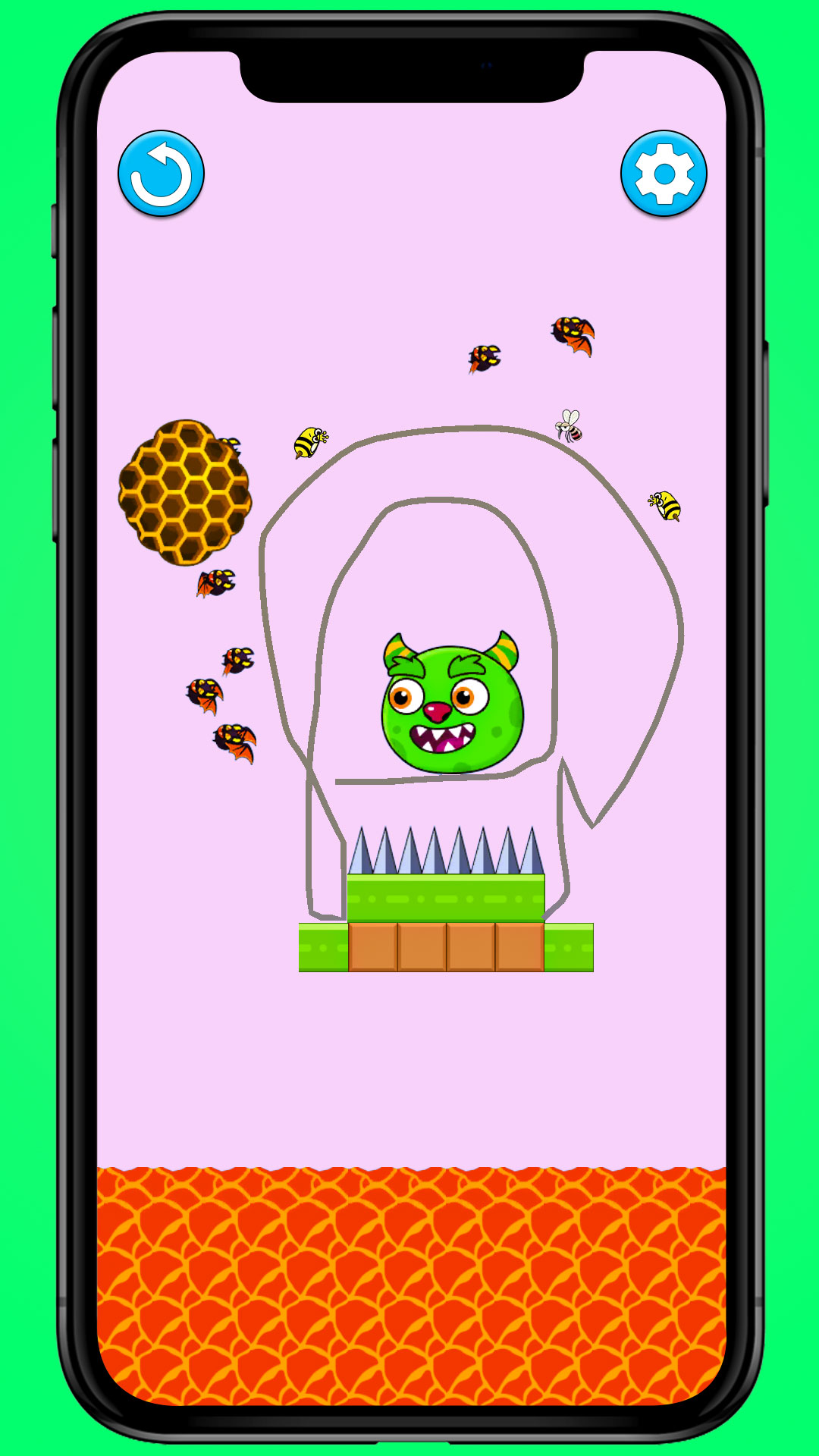 Draw to Save the Dog: Protect & Rescue Puppy from Bees Brain Puzzle ...