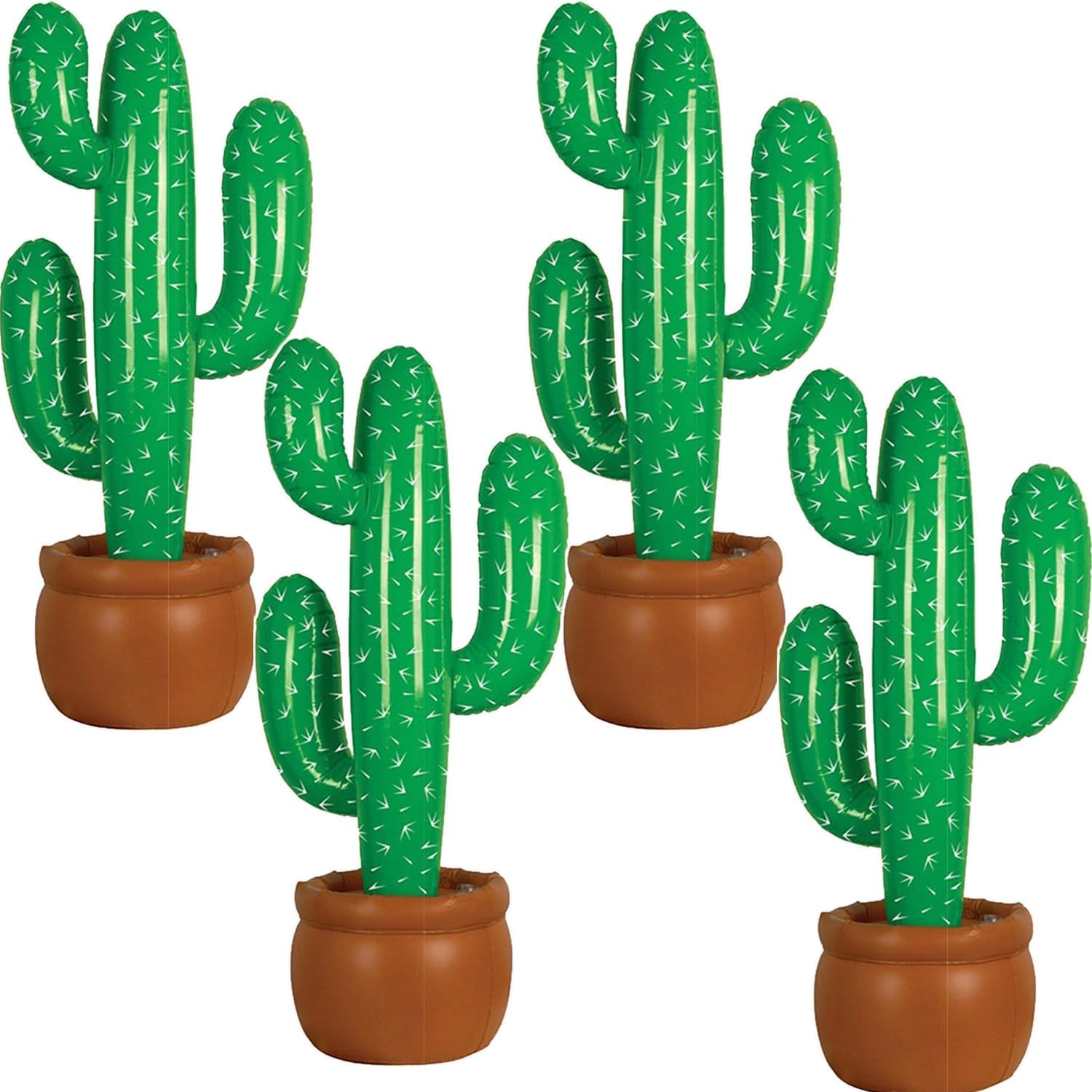 Amazon.com: TBoxBo 4 Pack Inflatable Cactus 35 Inches Cactus Tree Prop ...