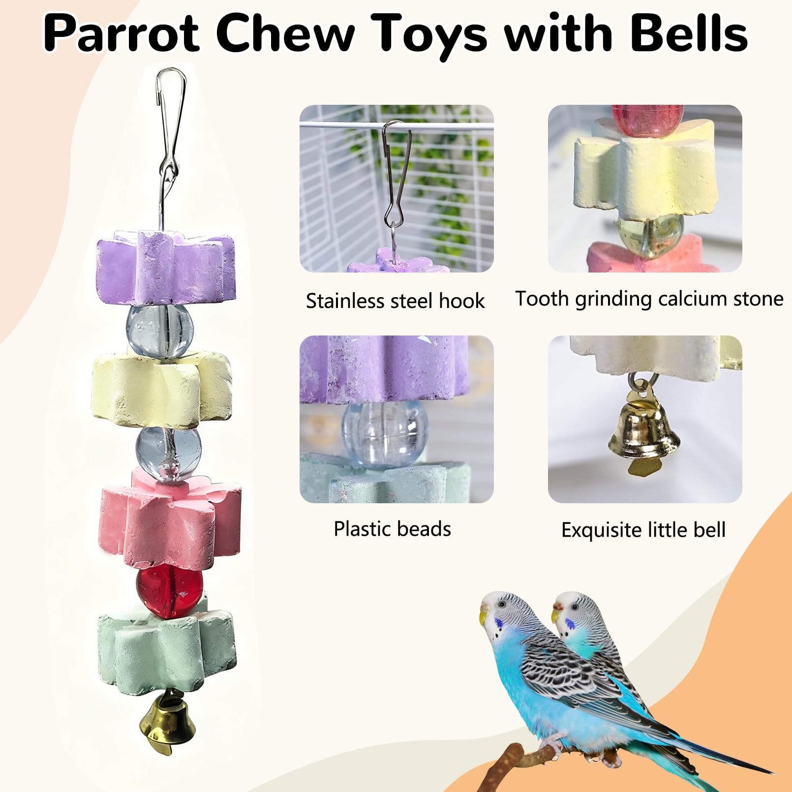 Snapklik.com : Hamiledyi 2Pieces Parrot Beak Trimmer Calcium Stone ...