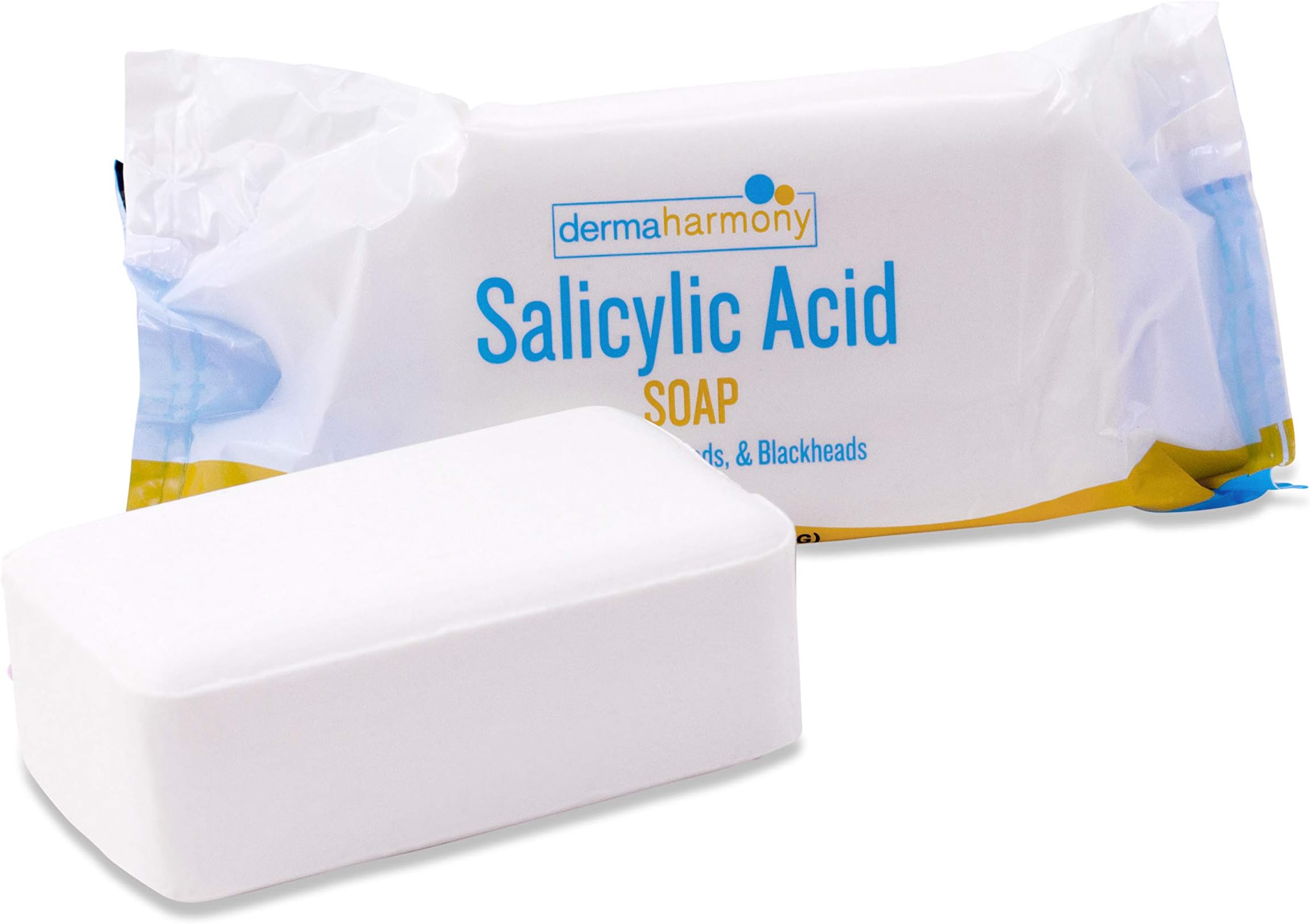 Amazon.com : Dermaharmony 2% Salicylic Acid Natural Soap for Acne (4 oz ...