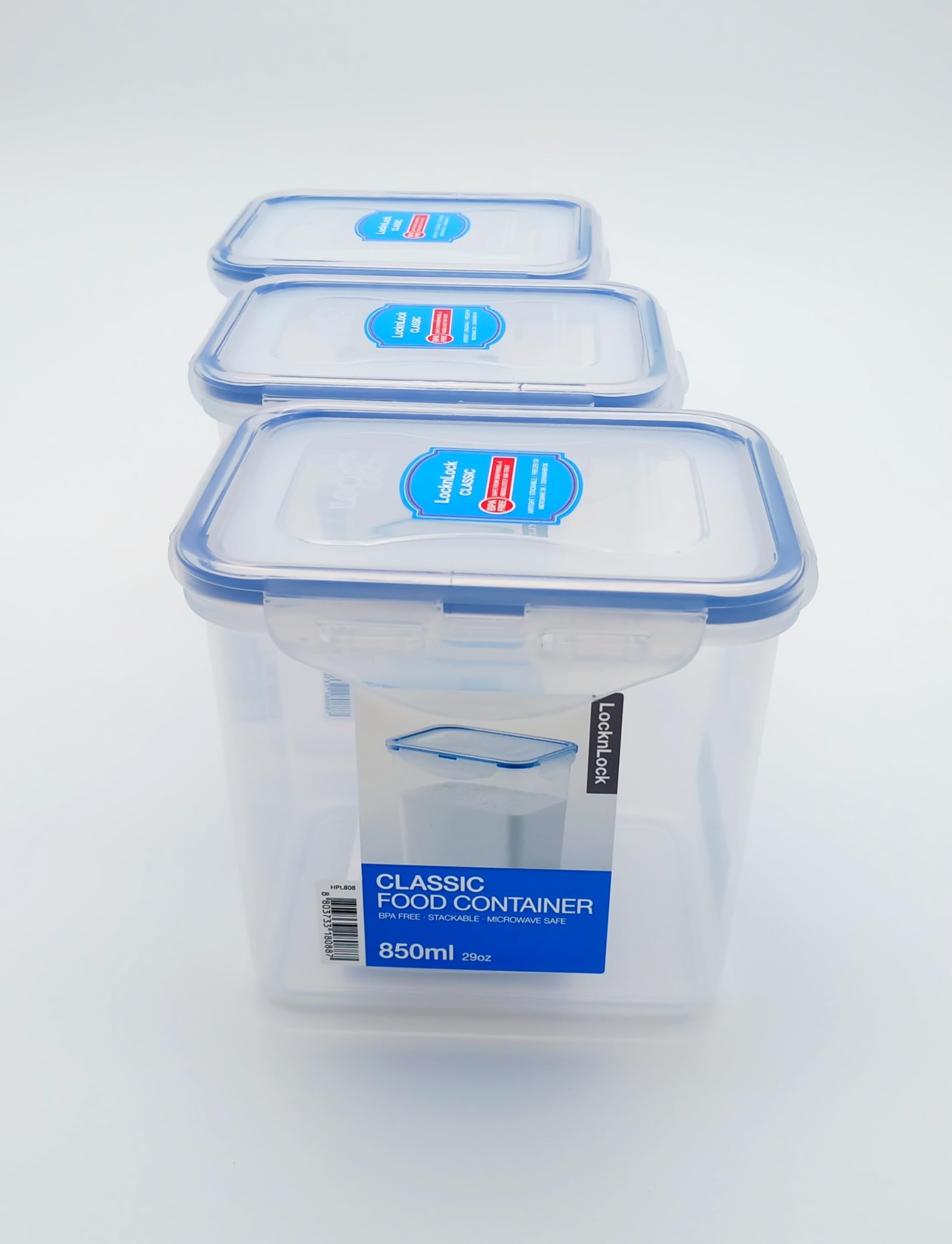 Lock & Lock HPL808 Storage Container – Set of 3 : Amazon.co.uk: Home ...