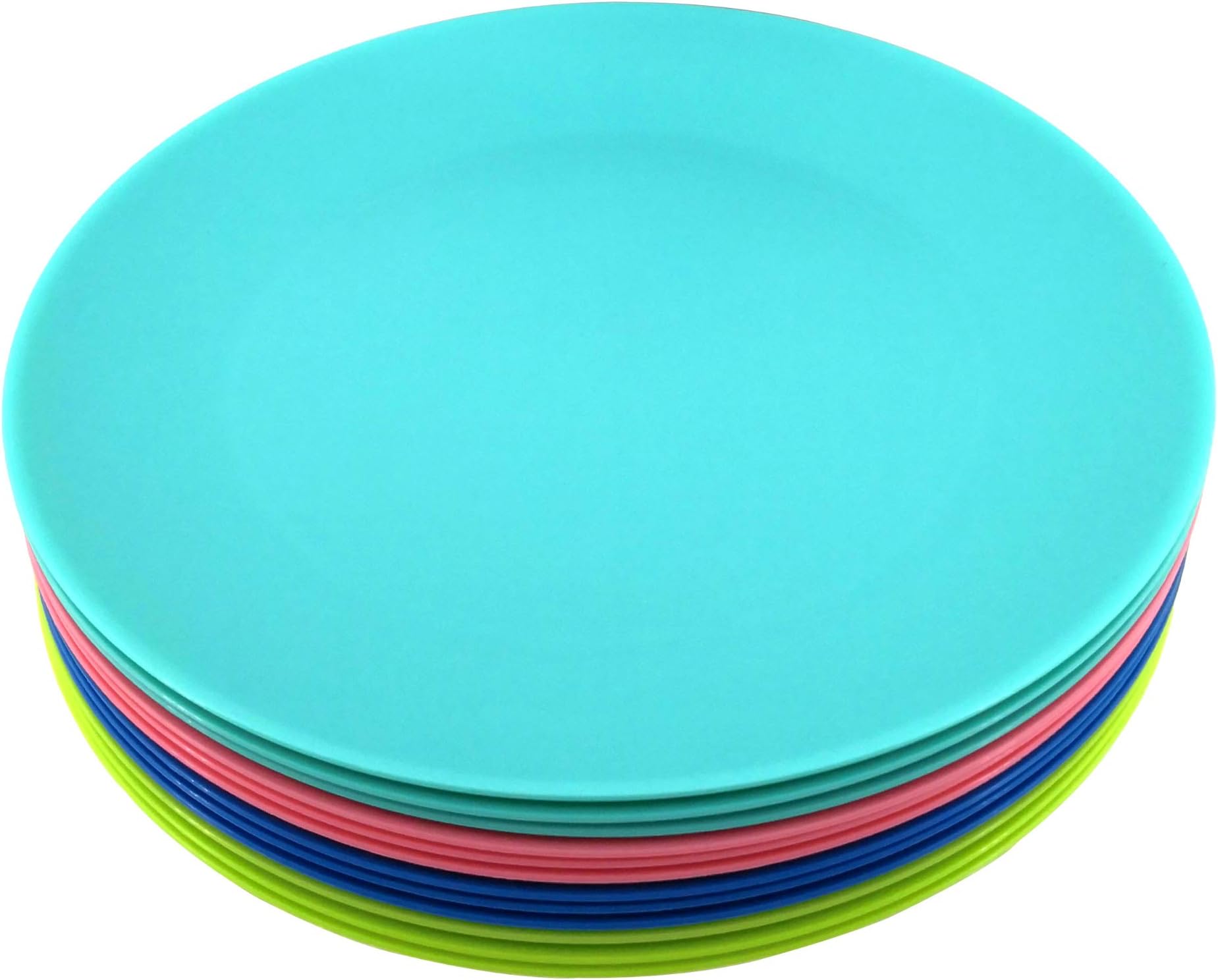 Amazon.com | Set of 20 – 6 Inch Kid Plates - Kids Plastic Plates ...