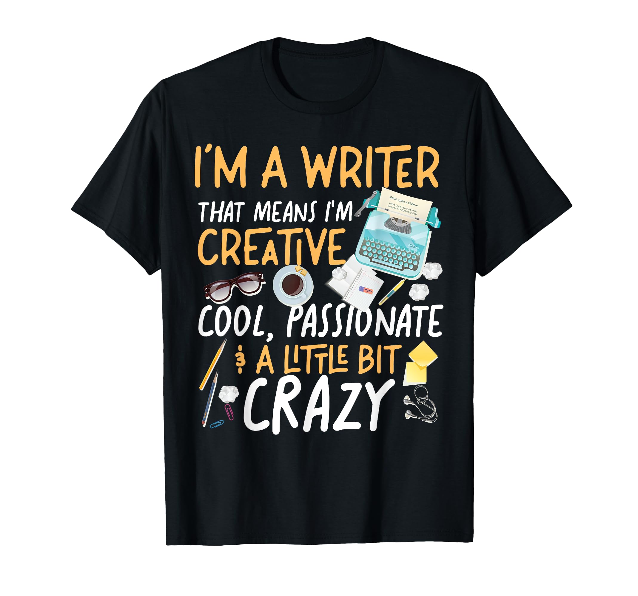 Amazon.com: Writing Typewriter Novel Writer & Published Author I'M A T ...