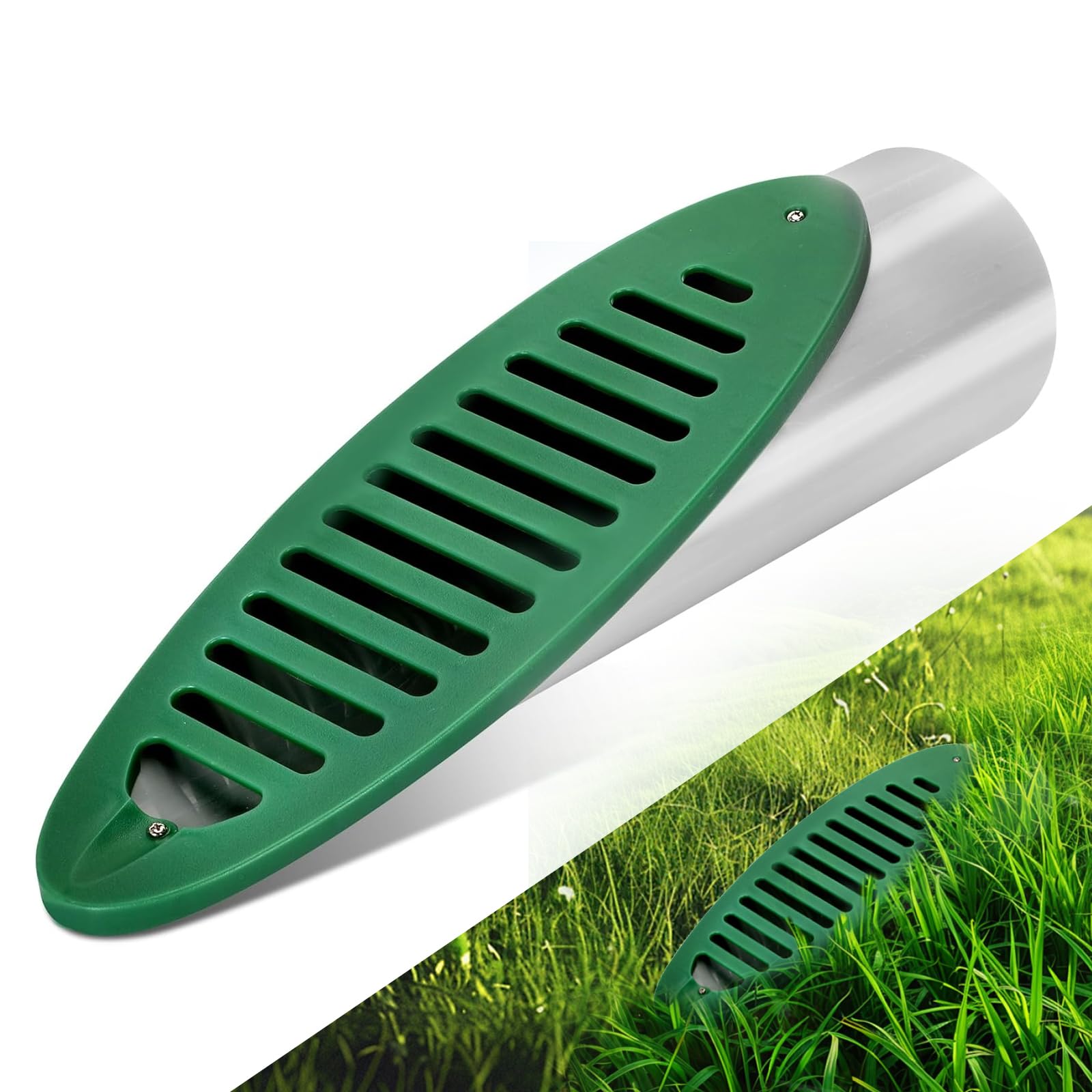 Amazon.com : 4 Inch Yard Drain Green Angled Drainage Grate for Yard ...