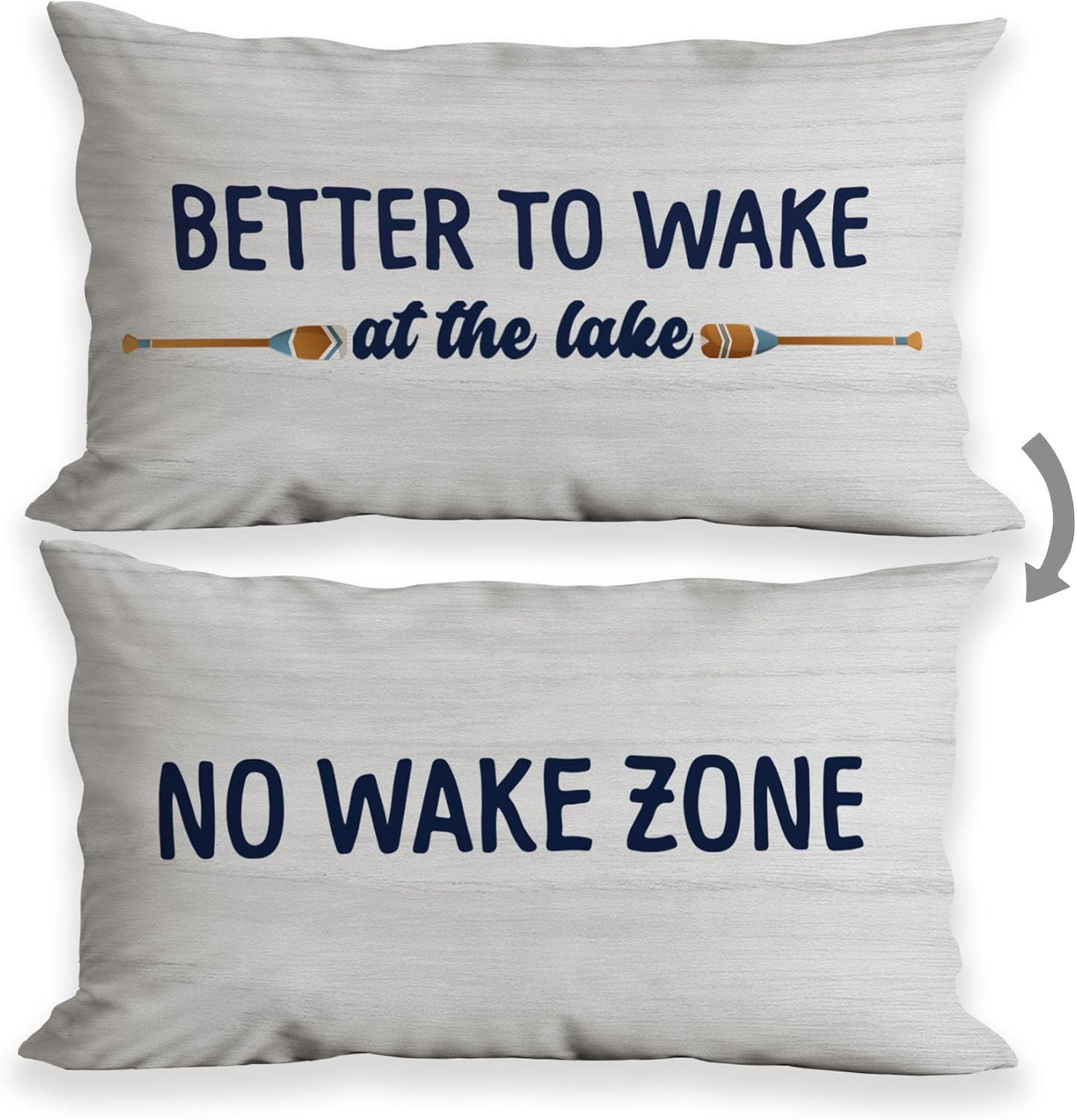 Amazon.com: huester Lake House Decor Pillow Covers 12x20, Lake Themed ...