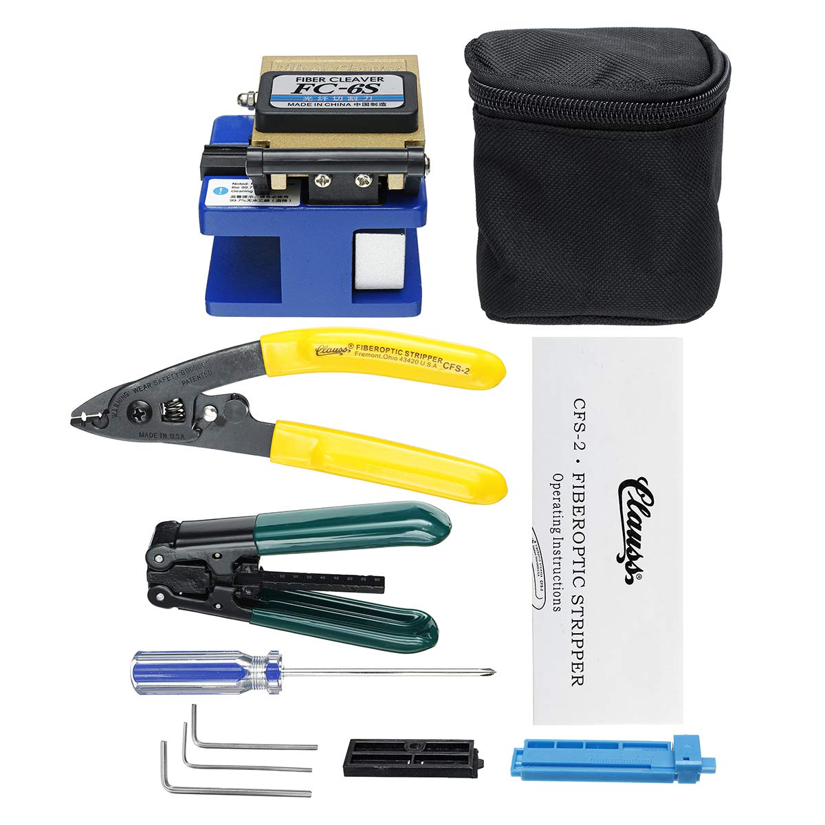 Buy RanDal Fiber Optic Ftth Splice Tool Kit Fc-6S Cutter Fiber Cleaver ...