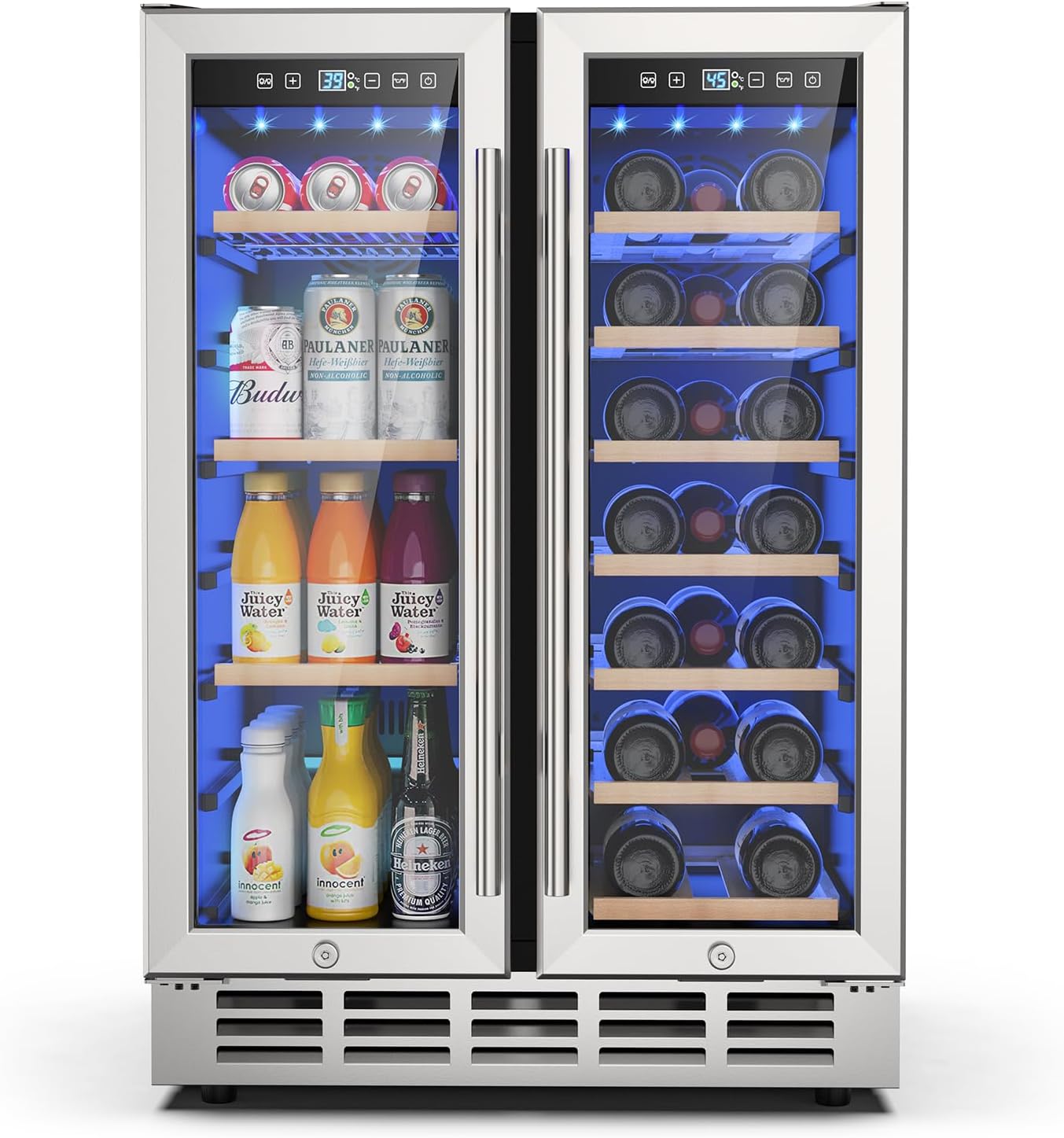 Amazon.com: Mojgar 24 Inch Wine and Beverage Refrigerator,20 Bottles ...