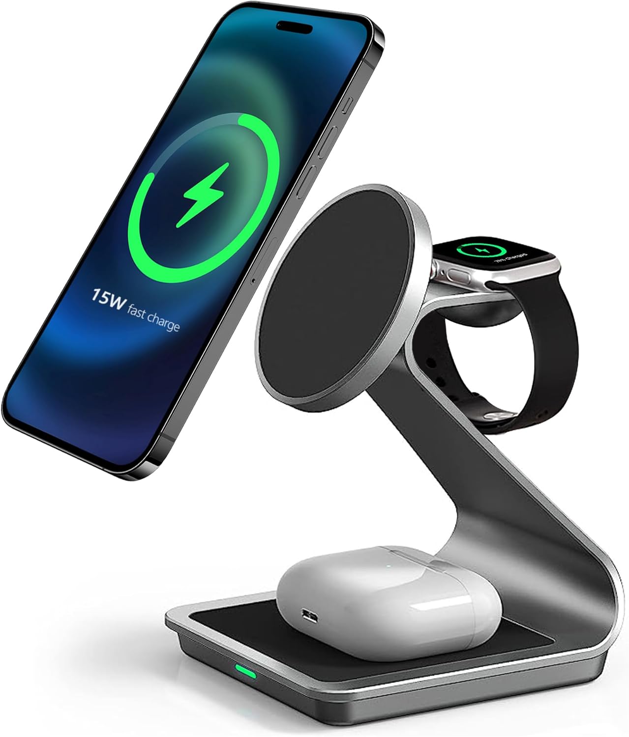 AirLinnnk 23W Magnetic Wireless Charger, 3 in 1 Mag-safe Wireless ...