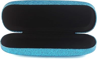 ALTEC VISION Glasses Case - Fits Small Medium Sunglasses - Shiny Blue ...