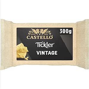 Castello Tickler Vintage Cheddar Cheese, 300g : Amazon.co.uk: Grocery