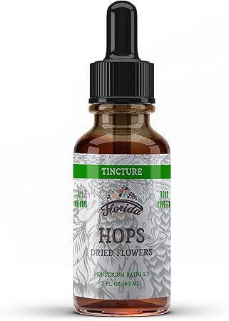Amazon.com: Hops Tincture, Organic Hops Extract Drops (Humulus Lupulus ...