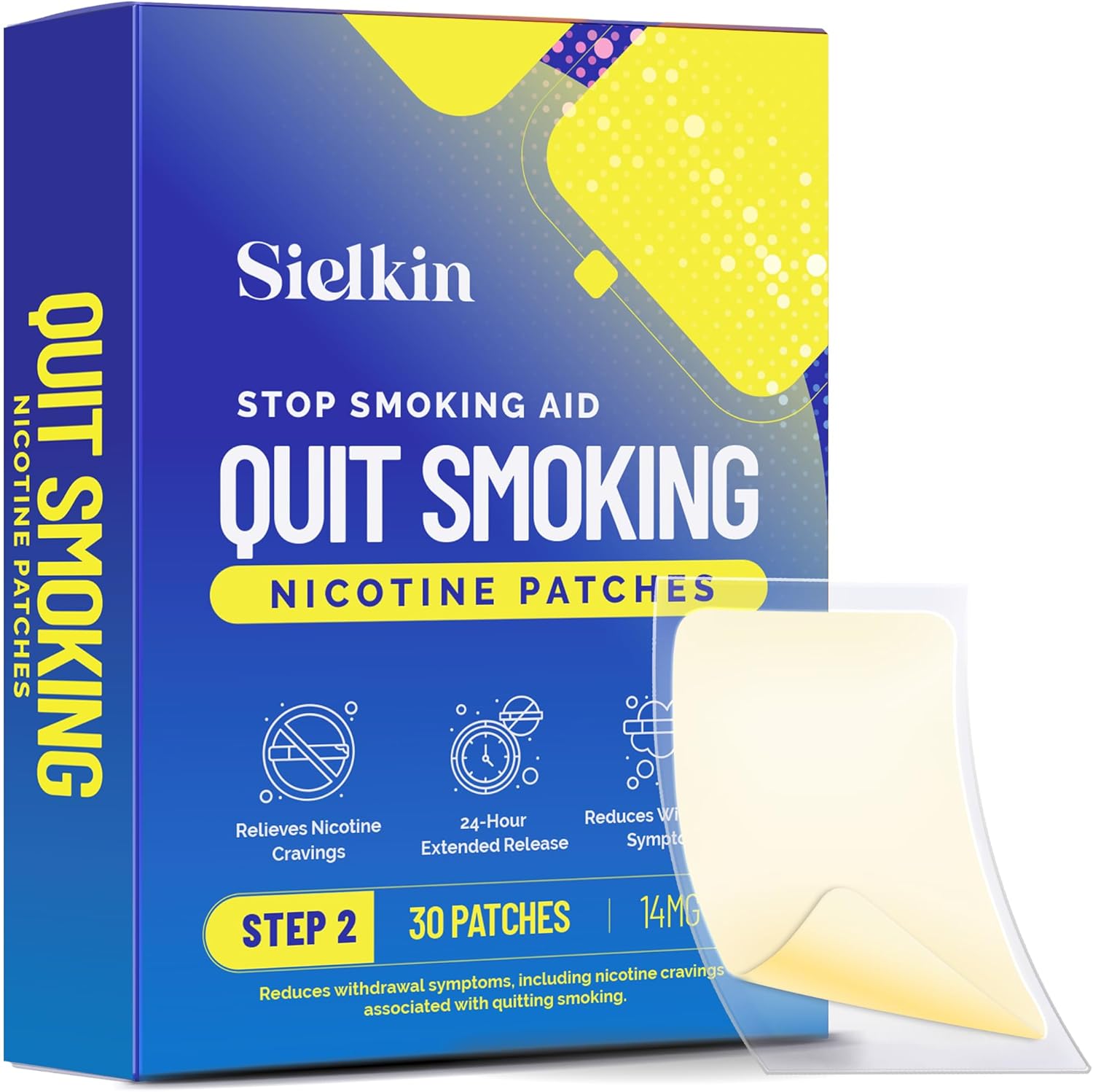 Amazon.com: Nicotine Patches to Quit Smoking Step 2, 14 mg - Stop ...