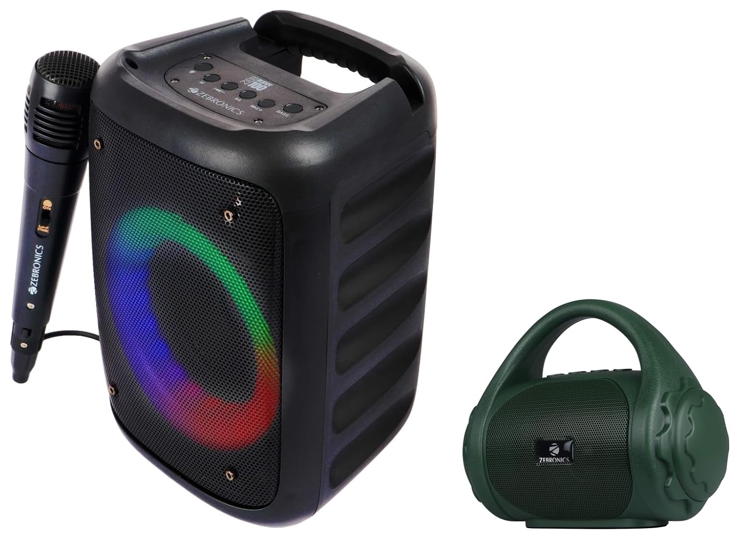 ZEBRONICS Zeb-County 3W Wireless Bluetooth Portable Speaker & Zeb-Buddy ...