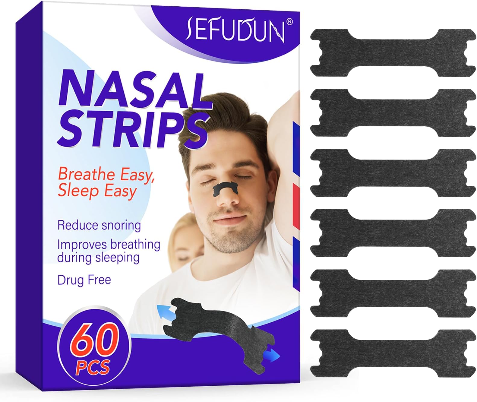 Amazon.com: Intake Breathing Nasal Strip Starter Kit (15 Count, Black ...