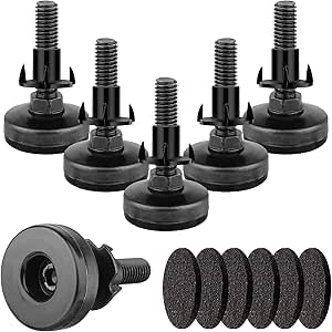 Amazon.com: Heavy Duty Leg Levelers 3/8''-16 Thread, 6 Pcs Adjustable ...