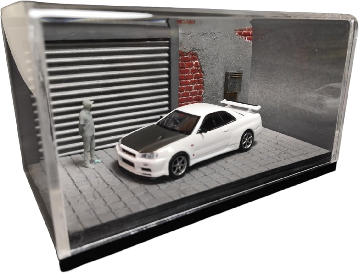 Amazon.com: 1/64 Garage Diorama Display Case (Gray Blinds) !!!Cars are ...