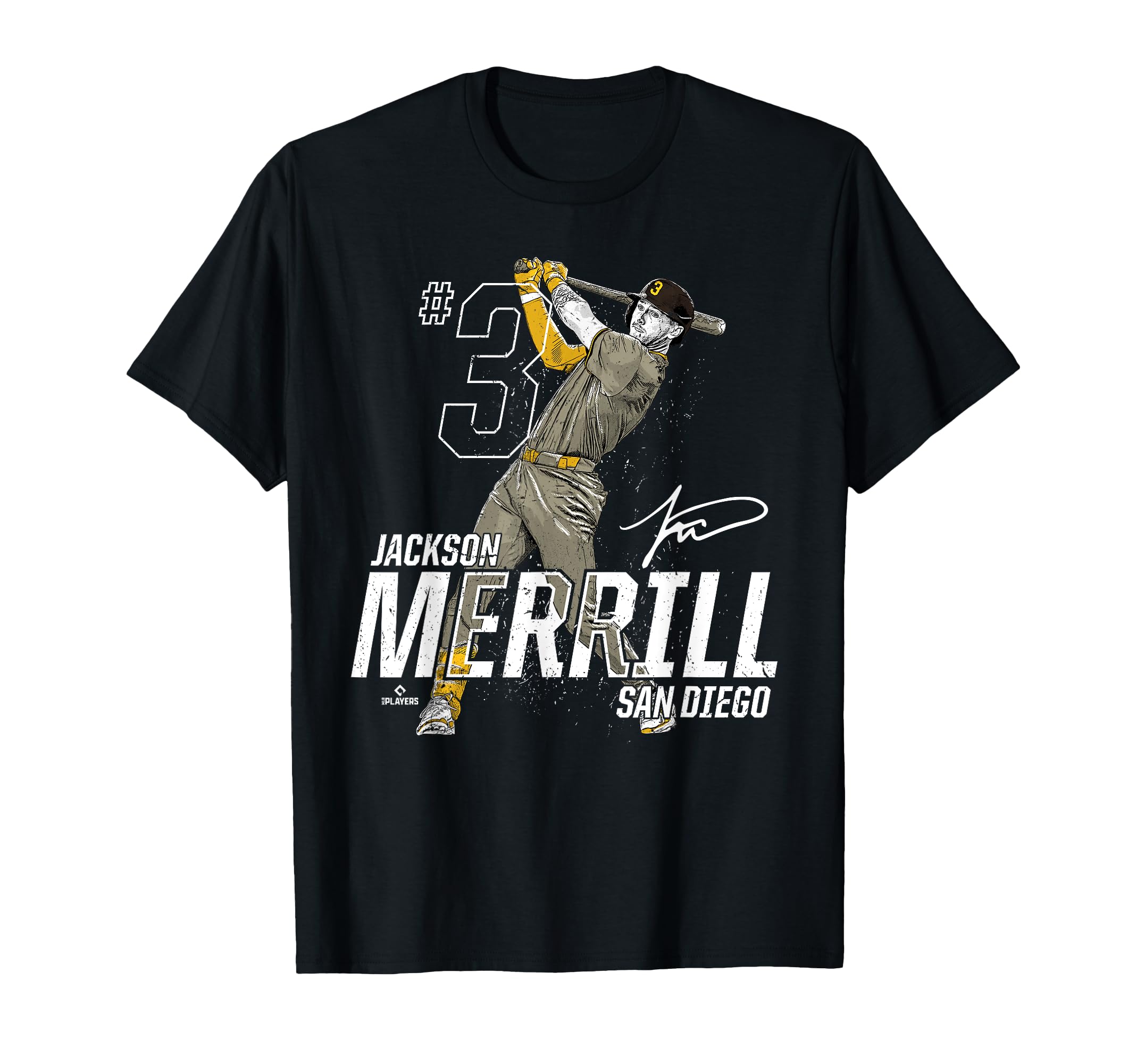 Amazon.com: Dynamic Pose Jackson Merrill San Diego Baseball MLBPA T ...