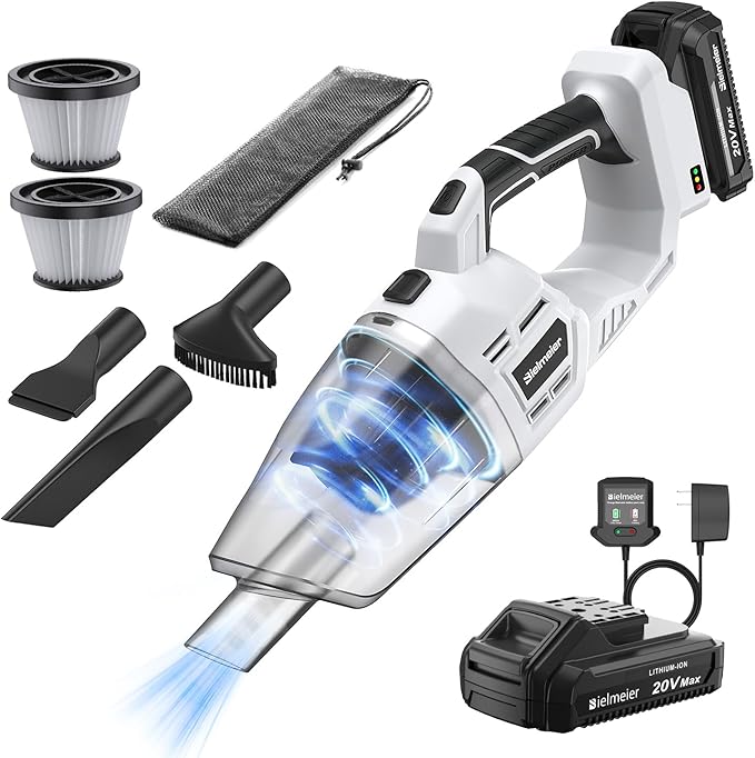 Amazon.com - BIELMEIER 20V Cordless Hand Vacuum, Small Rechargeable ...