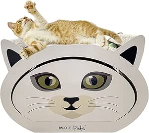 Amazon.com : M.O.E. Pets 2 in 1 CAT Head Scratcher W/ Toy Ball ...