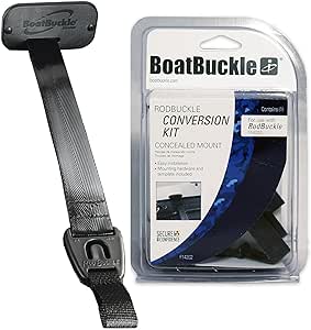 Amazon.com: BoatBuckle Gunwale/Deck Mount Retractable Rod Tie-Down (24 ...