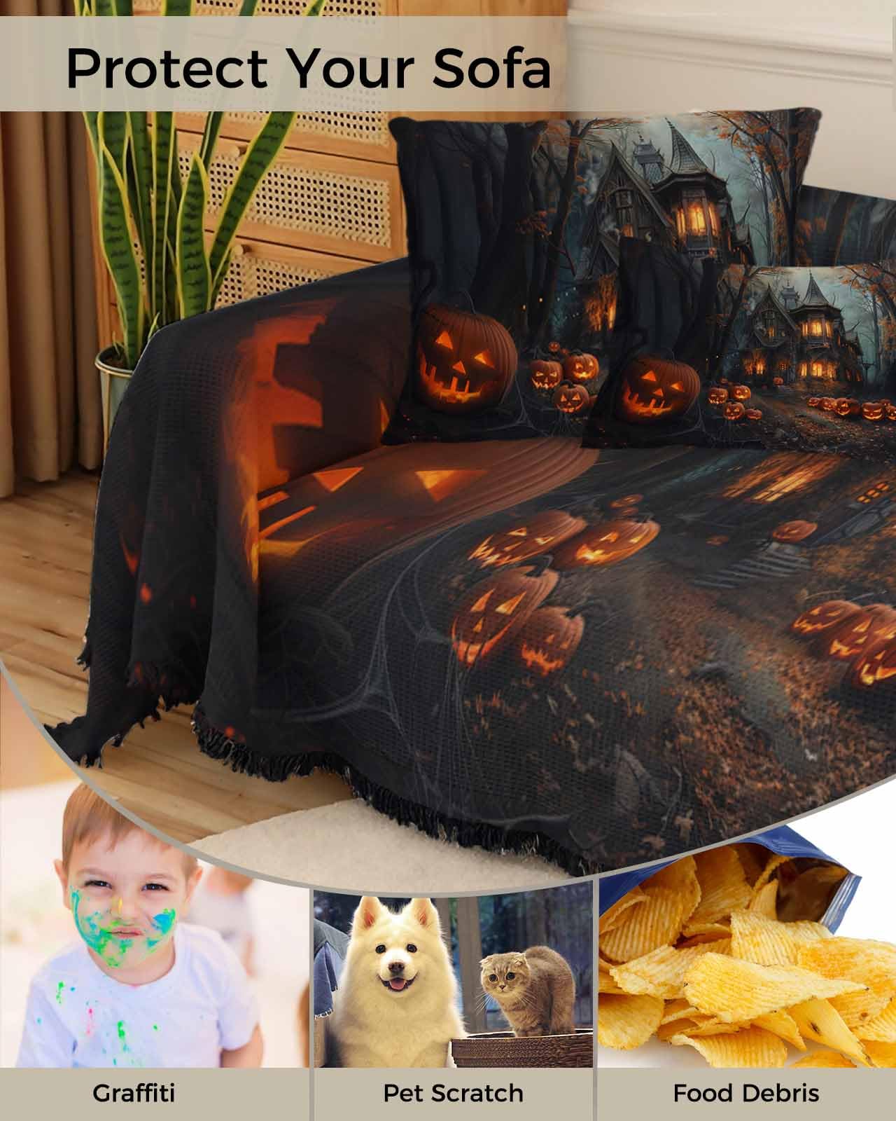 Recliner Slipcover Halloween & Seasonal Recliner Chair Slipcover ...