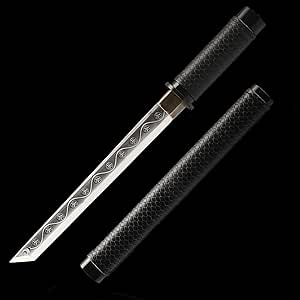 Amazon.com : TRUEKATANA Short Sword, Handmade Japanese Short Tanto ...