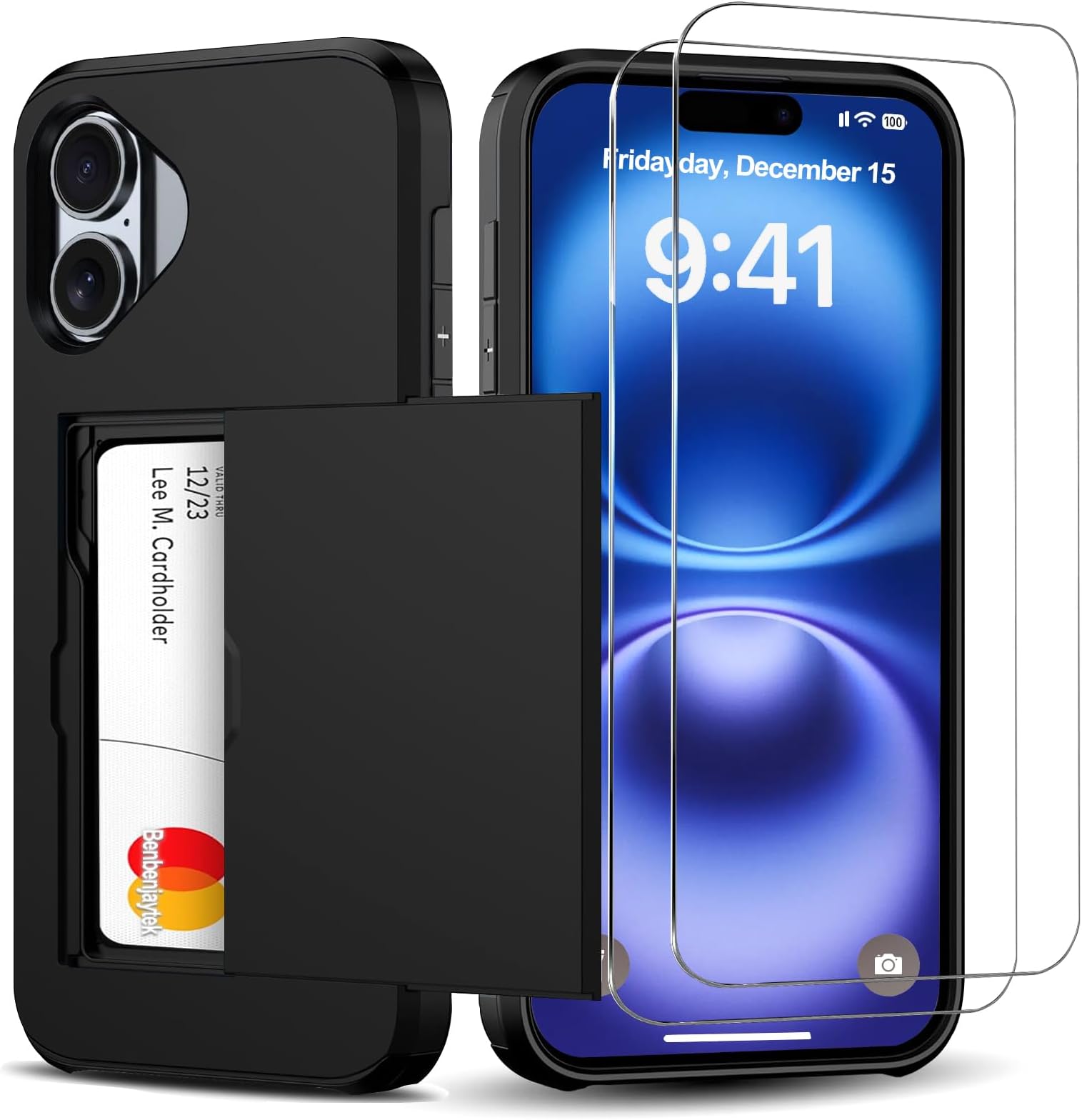 Amazon.com: harusaki iPhone 16 Wallet Case with Hidden Card Slot ...