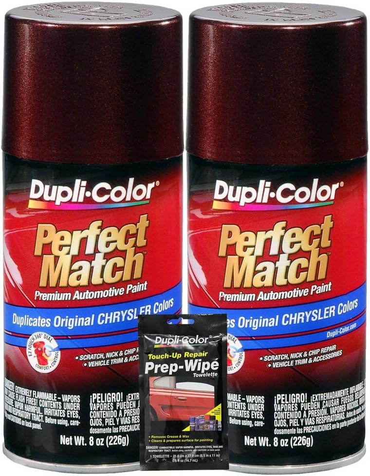 Amazon.com: Dupli-Color Director Red Metallic Perfect Match Automotive ...