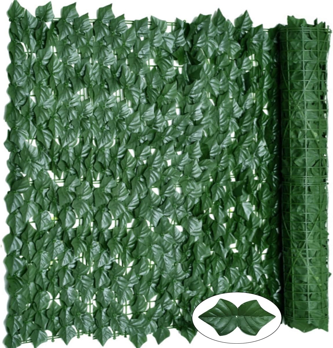 HUIMO Garden Fence Screening Roll, Artificial Ivy Privacy Fence Screen ...