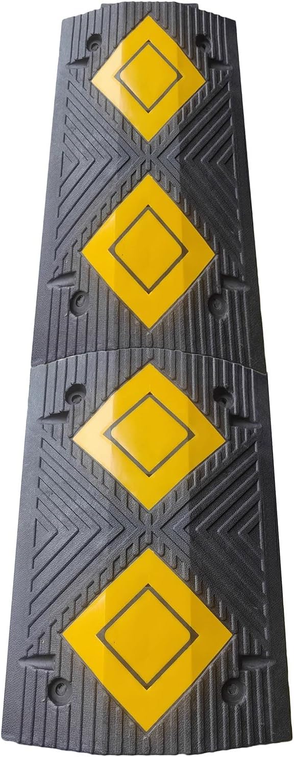 Amazon.com: BXKCFYBSQ 2PCS Speed Bumps, Speed Ramp Rubber Road Bumps ...