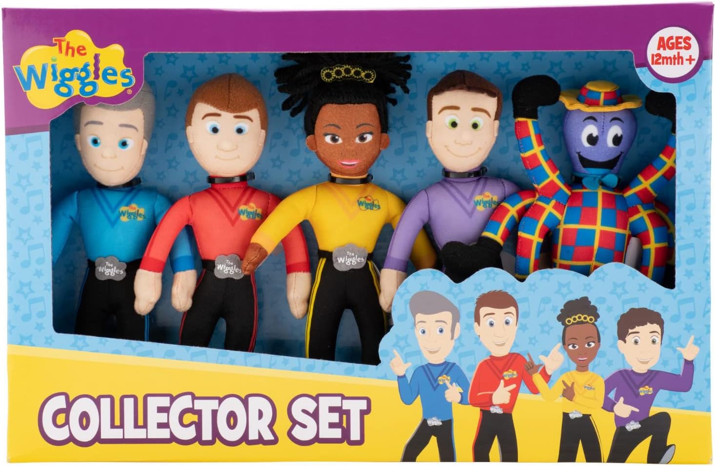 The Wiggles Mini Plush Collector Toys 5-Piece Set : Amazon.com.au: Toys ...