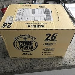 Amazon.com : Core Power Protein Shake, Vanilla, 26g Bottle, 14oz, 12 ...